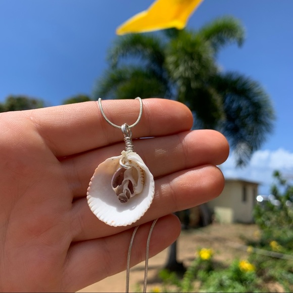 Hand Crafted | Jewelry | Shell In A Shell Necklace | Poshmark